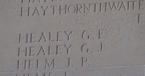 George Edward Healey | South Lincolnshire War Memorials
